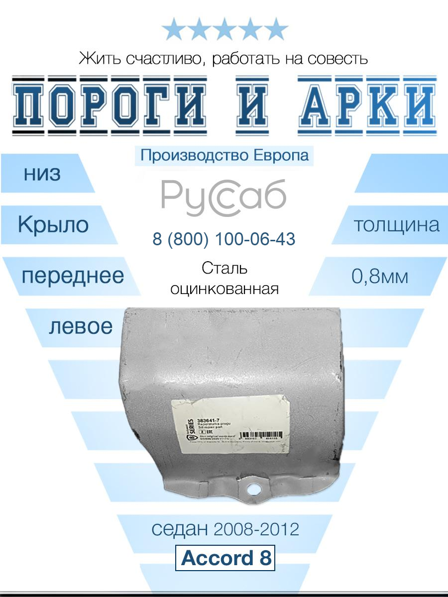 Ремкомплект для крыла левый Honda Accord 8 sedan 2008-2012 (Polcar)