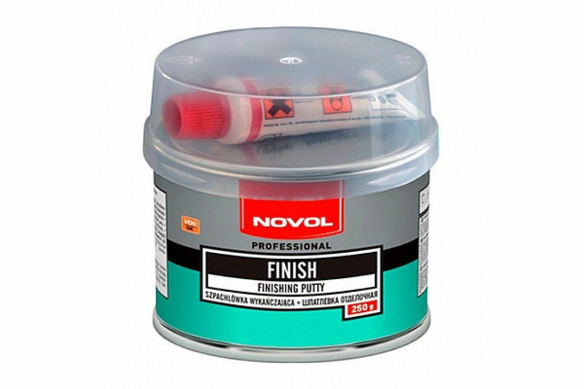 Шпатлевка автомобильная отделочная FINISH 0,25 кг Novol 1120