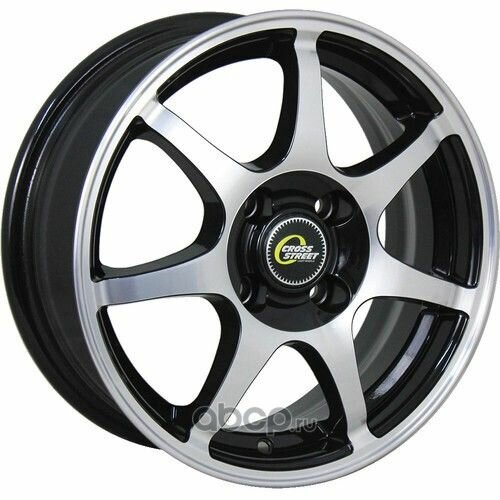 Колесный литой диск CrossStreet CR15 R15x6 4x100 ET36 CB60.1 BKF