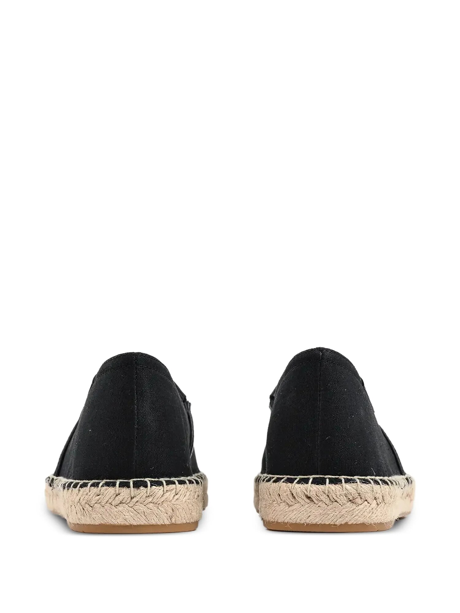Эспадрильи Karl Lagerfeld Logo-embroidered braided-sole espadrilles, размер 43, black/black — фото 1