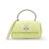Сумка Tory Burch Kira, фактура плетеная, зеленый,