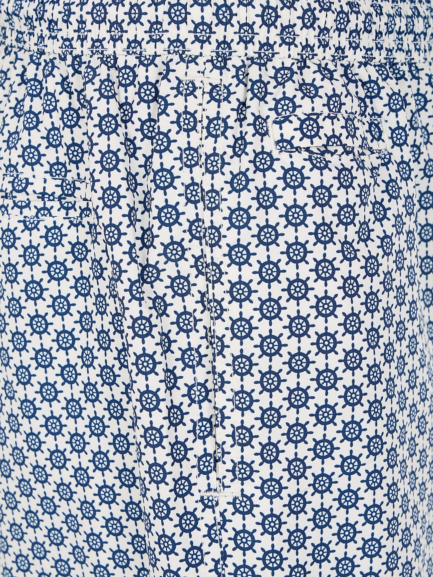 Шорты для плавания MC2 Saint Barth Lighting helm-print drawstring swim shorts, размер 50, белый — фото 1