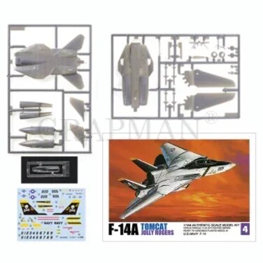 Модель самолета GRAPMAN F-14 Tomcat F-15 Eagle F-4E Phantom 1/144
