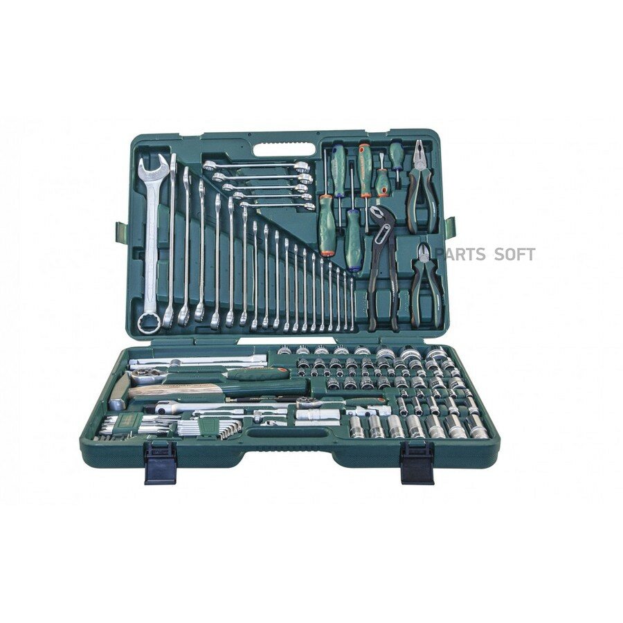 JONNESWAY S04H524127S Набор инструмента 1/2' и 1/4' DR. 127 предметов