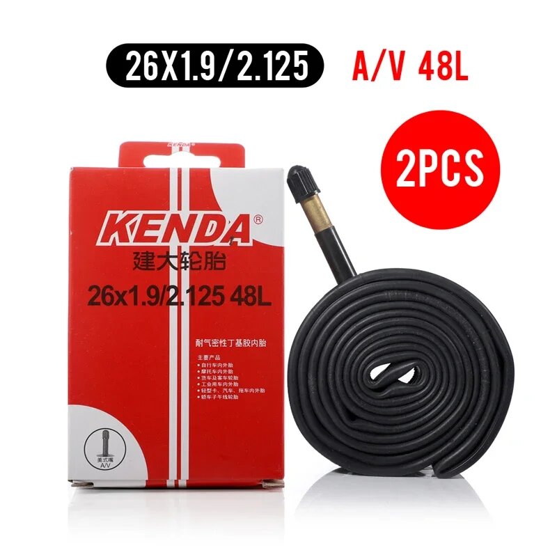 Комплект из 2-х камер KENDA MTB из бутилкаучука 26/27.5/29 дюймов