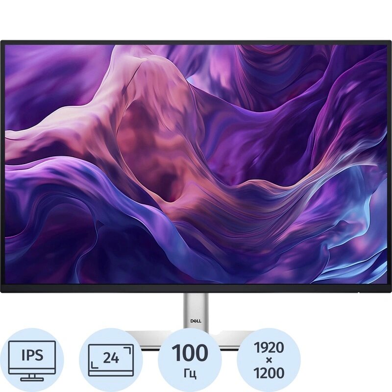 Монитор Dell 24.07 P2425E IPS 16:10 HDMI HAS Piv1920x1200 100Hz DP WU USB