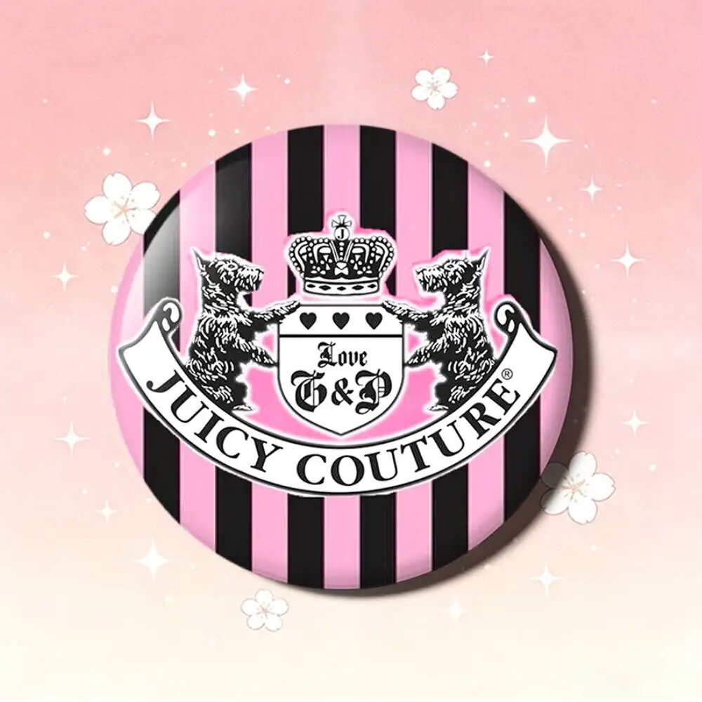 Значок Juicy Couture 75x75 mm, z6