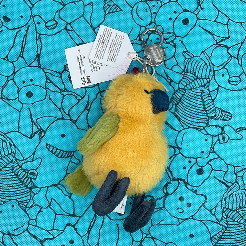 JELLYCAT Плюшевый брелок Parrot