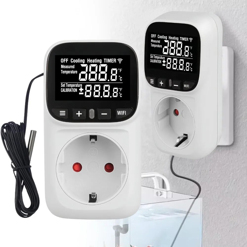 Wi-Fi терморегулятор SINOTIMER 220В EU Plug — фото 1