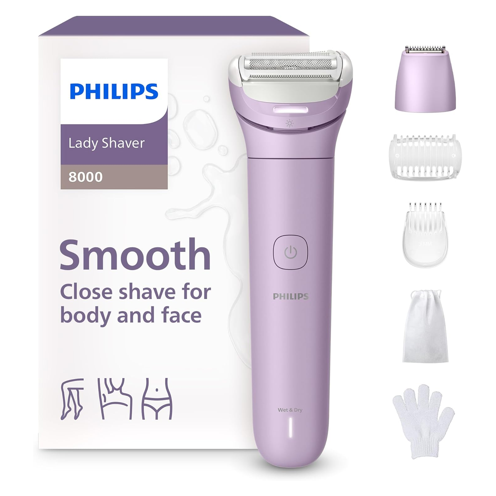 Электробритва Philips Lady Shaver Series 8000 BRL149/00 для женщин