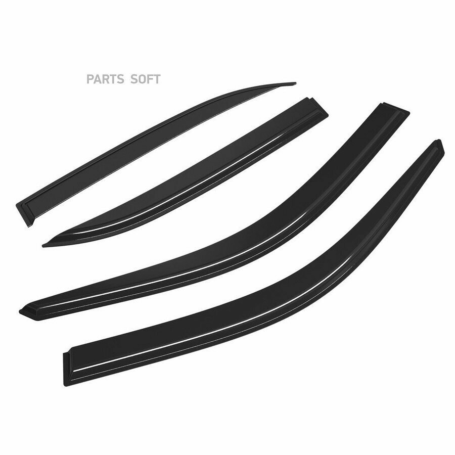 Дефлектор накладной VORON GLASS DEF00232 HYUNDAI ACCENT 2000-2011 от официального дистрибьютора, VORON GLASS, артикул DEF00232