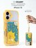 Чехол О'кейси, для iPhone 16, защита камеры, MagSafe, желтый
