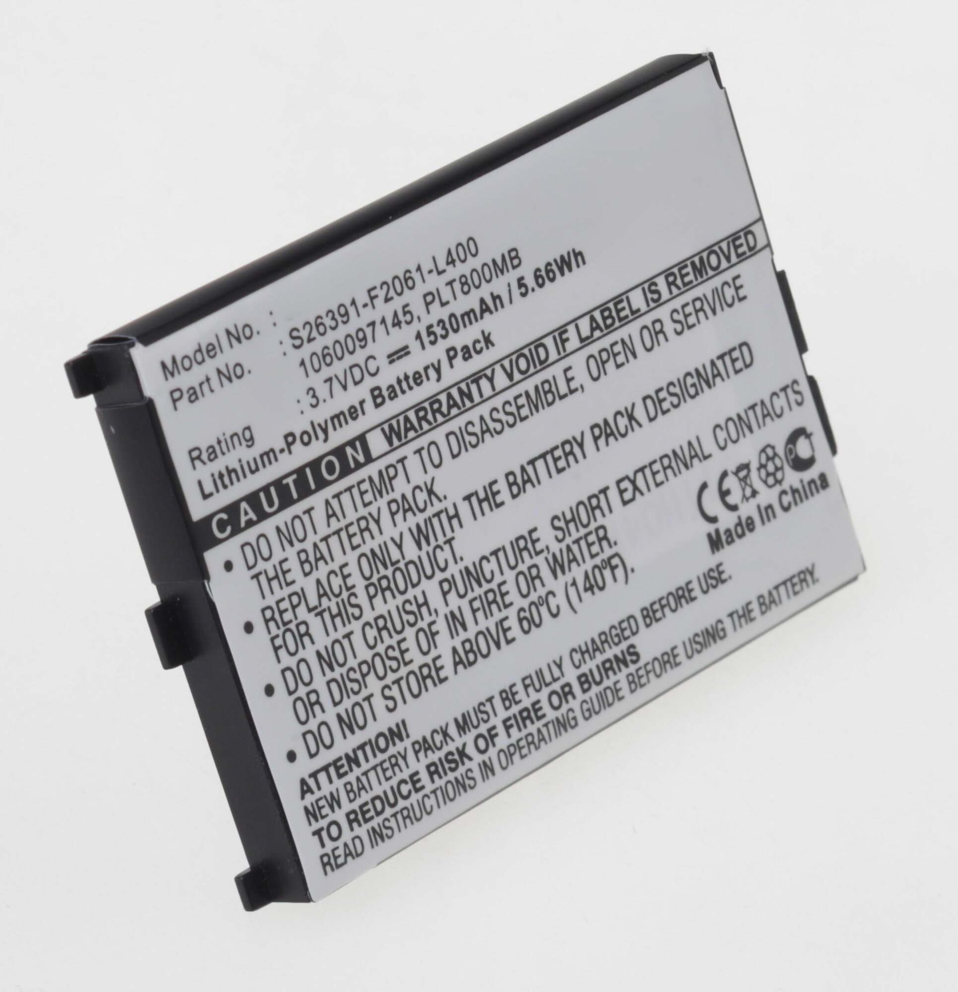 Аккумуляторная батарея iBatt 1530mAh для Fujitsu 1060097145, Loox T830, Loox T810, Loox T800,