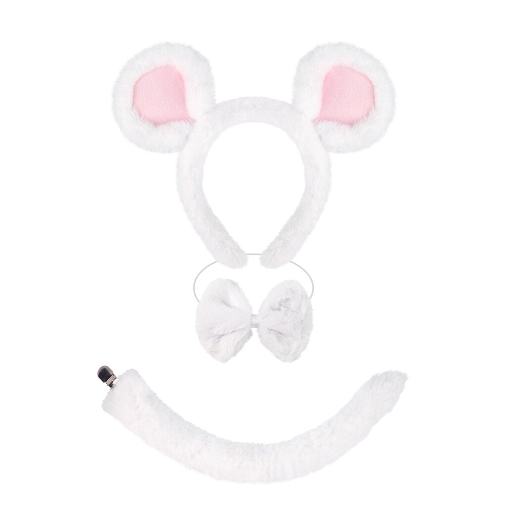 Набор аксессуаров Mouse cos-Набор белых мышей из трех частей