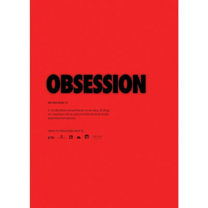 Постер-картина «Город грехов» (Obsession Movie 2026) на холсте 7, 50X70cm Unframed