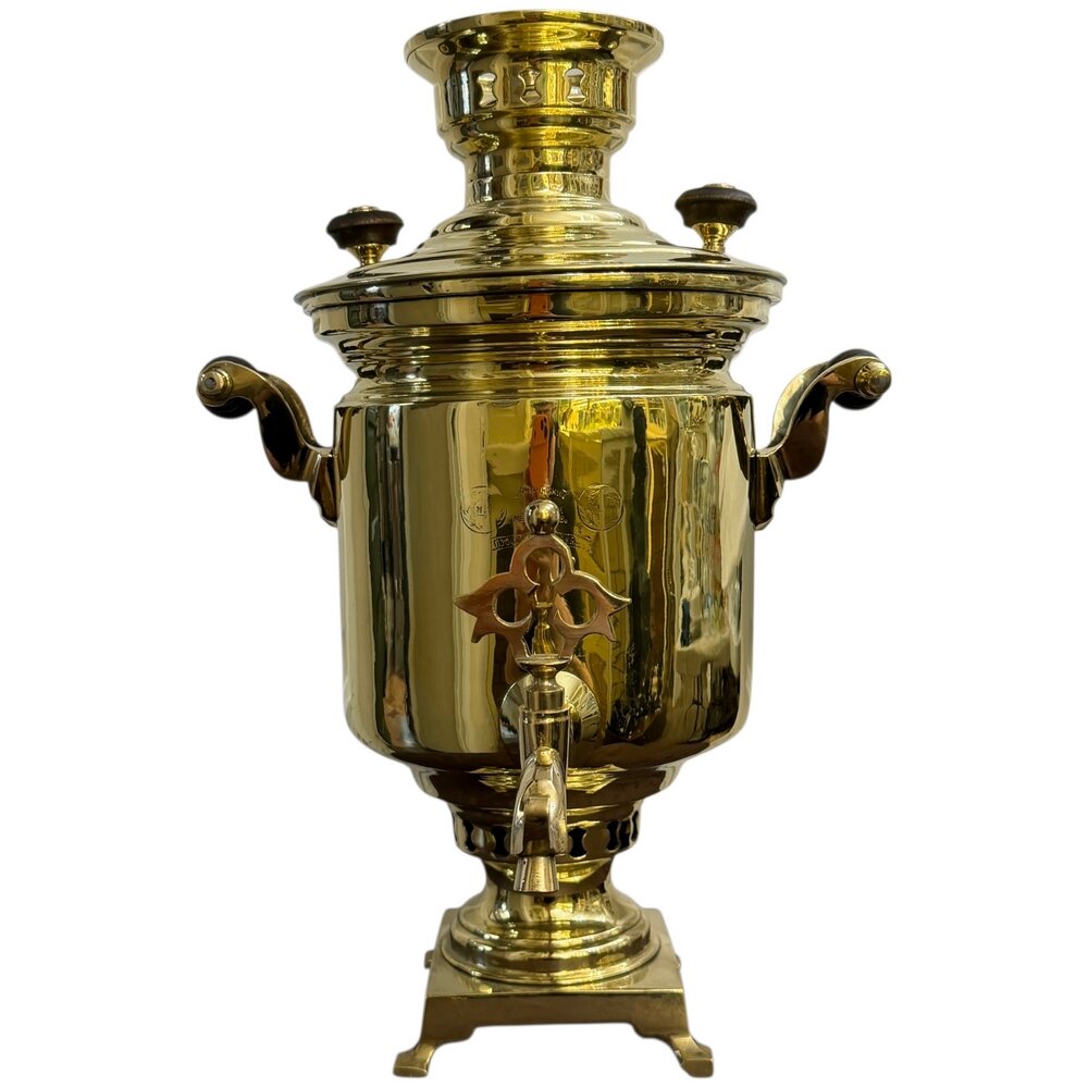 Самовар жаровой "Банка", 1920-1924 гг, 3 л, Суксунский коллектив рабочих механического завода, СССР