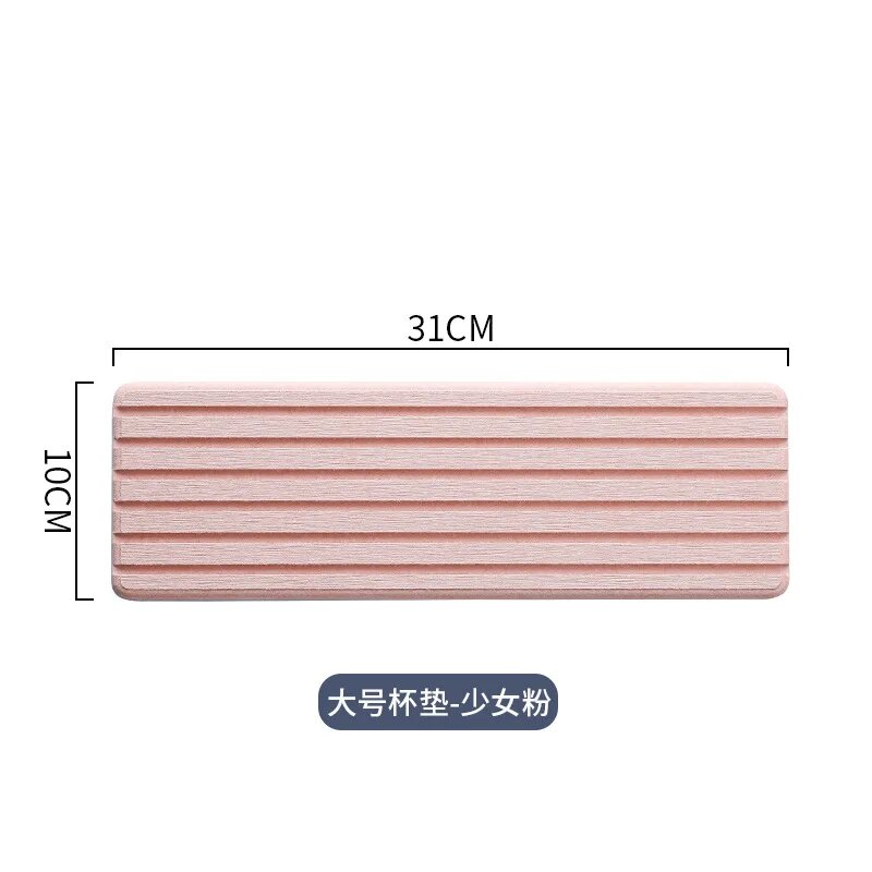 Диатомитовый подставка для зубной щетки MildewProof Pink31x10