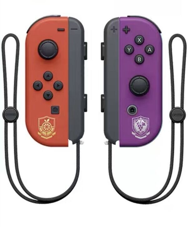 Парный беспроводной контроллер для Nintendo Switch - издание Pokemon Scarlet and Violet с запястьевым ремнем