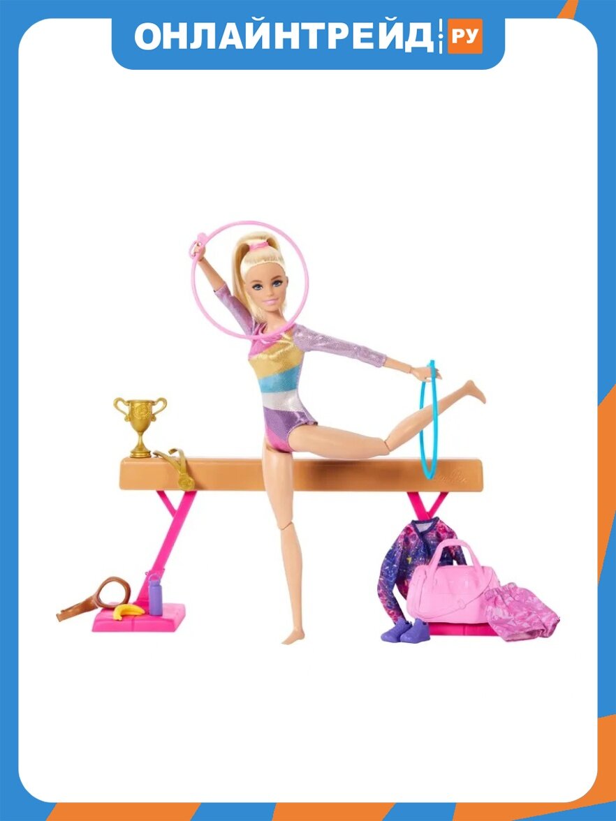 Кукла Barbie HRG52 Барби Гимнастка серия You Can Be Anything