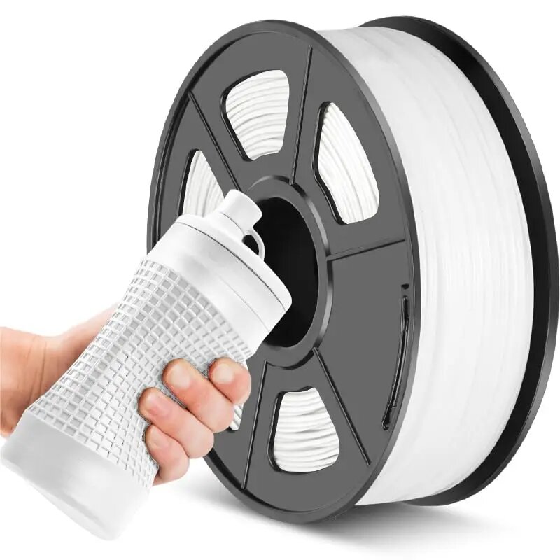 MANLANG TPU-филамент красный 1,75 мм 250 г 95A Белый, TPU white.