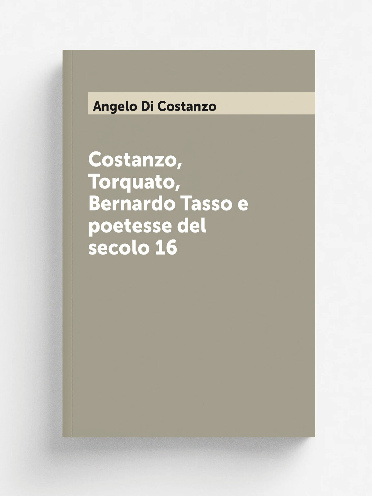 Costanzo, Torquato, Bernardo Tasso e poetesse del secolo 16
