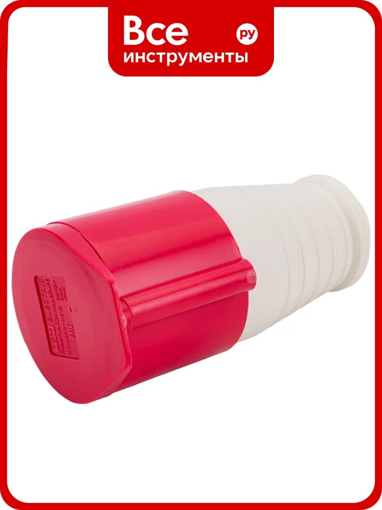 Переносная розетка 224 3Р+РЕ 32А 380В IP44 TDM ELECTRIC SQ0603-0013 кабельная установка полимерный корпус полиамид