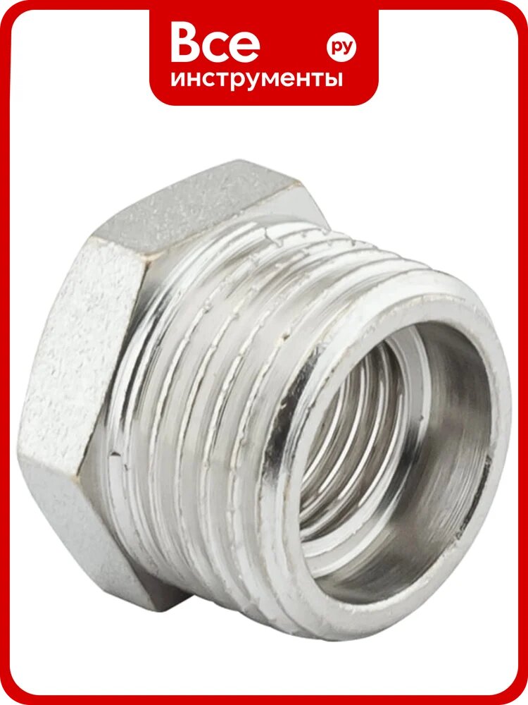 Футорка никелированная PROFACTOR н/в 1/2" х 1/4" PF TF 81