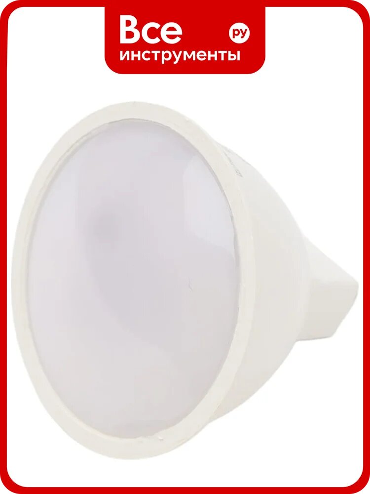 Светодиодная лампа Включай 5W GU5.3 MR16 4000K 220V пластик LED PREMIUM MR16-5W-GU5.3-W 1007813