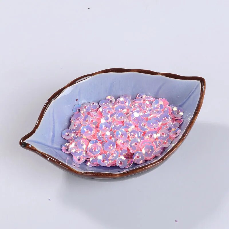 Блестки 3D чашки сливы isequins 5мм 6мм 8мм 10мм