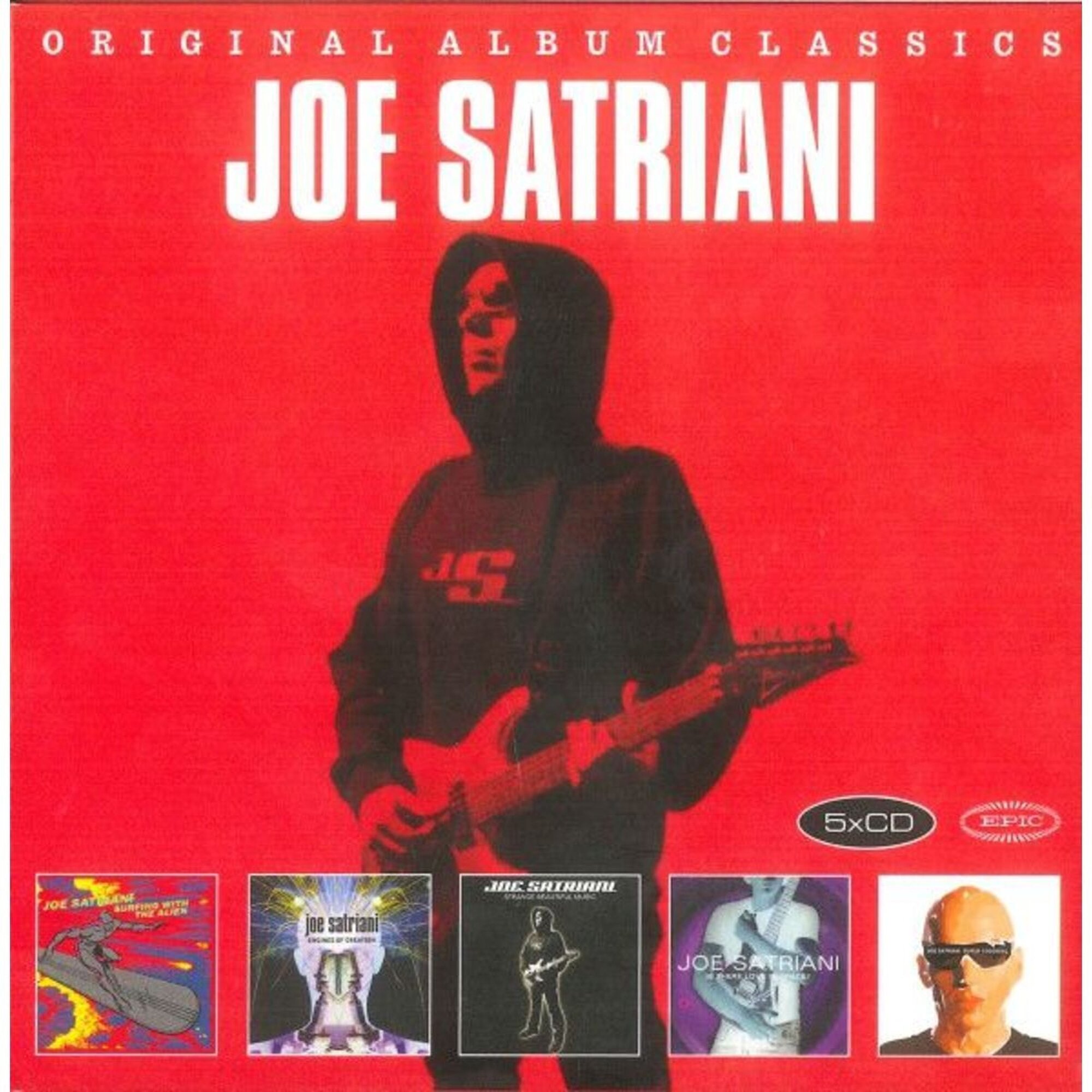 JOE SATRIANI - Original Album Classics, (5CD, Переиздание, Сборник) Компакт Диск