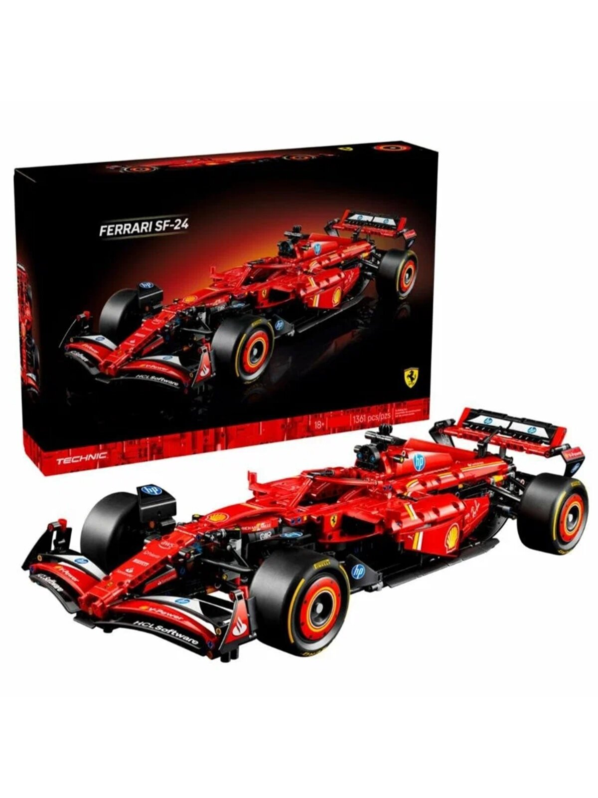 Конструктор Формула 1 Ferrari SF-24 F1 Car 1361 деталей K7022 / H5115