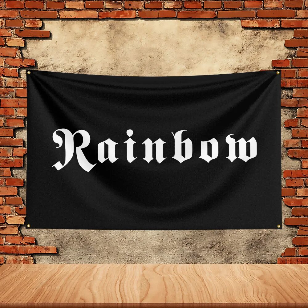 Черный флаг Rainbow 120x180cm, ZH12331