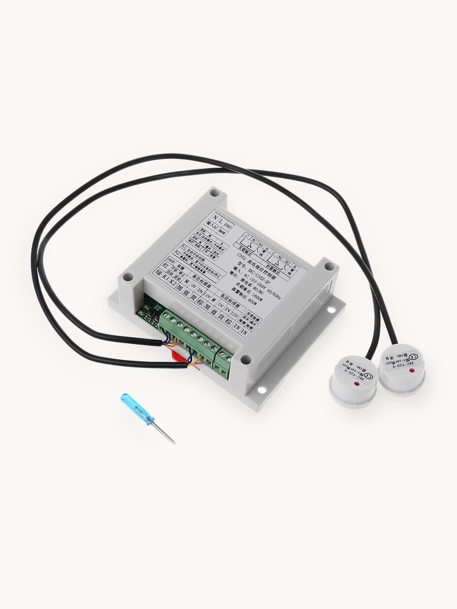 Бесконтактный датчик уровня жидкости Бесконтактный датчик уровня воды в резервуаре для воды для контроля уровня воды в резервуаре Низкий и высокий выход