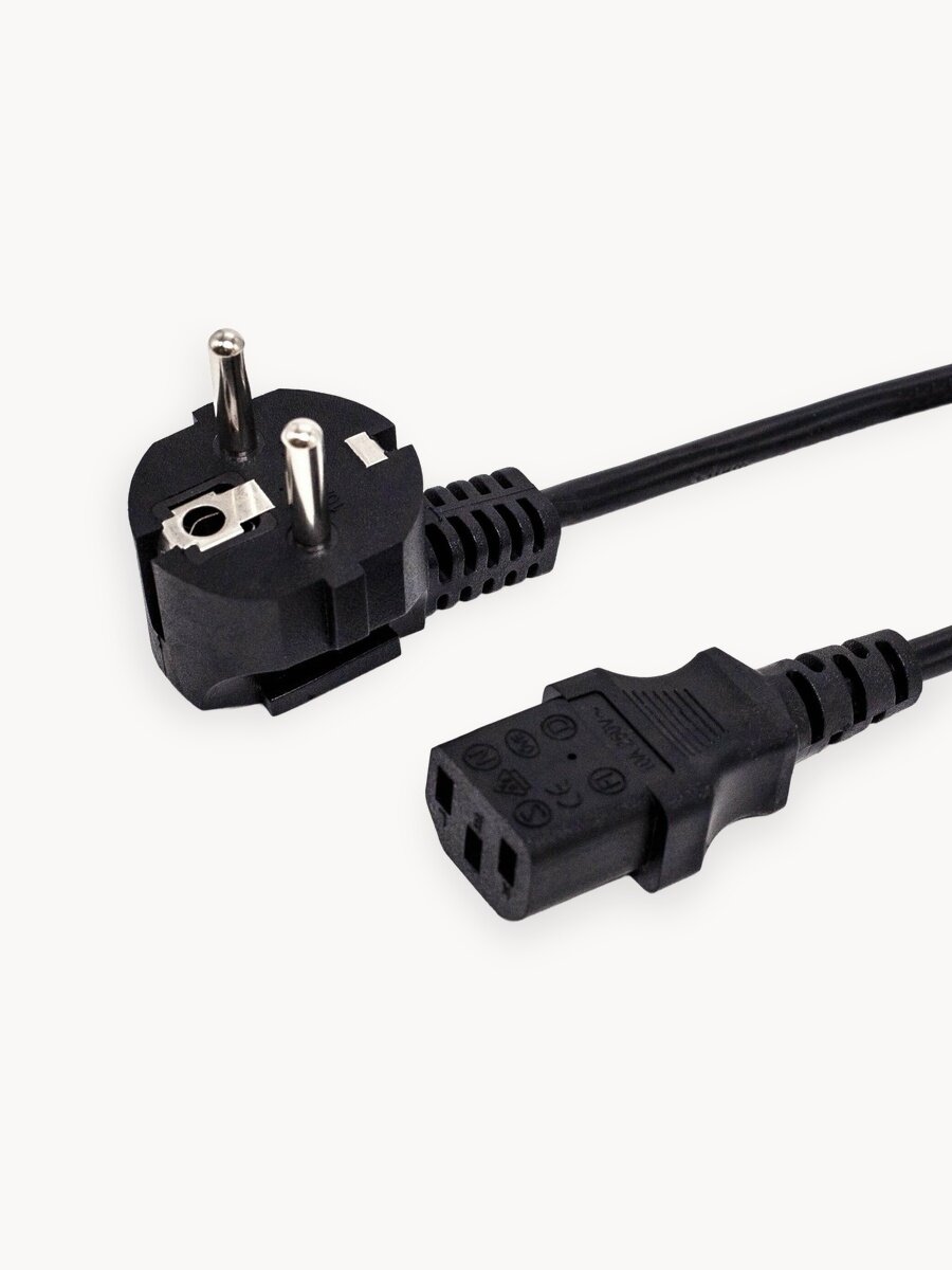 Кабель питания Filum, FL-PC16-EU-C13-1.8M, силовой, черный, 1,8 м