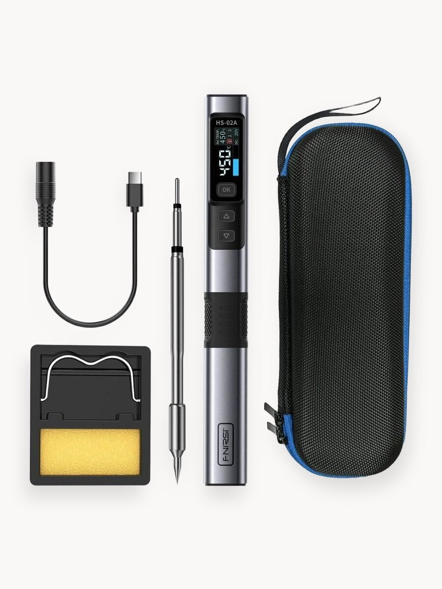 Умный электрический паяльник FNIRSI HS-02A 100Вт