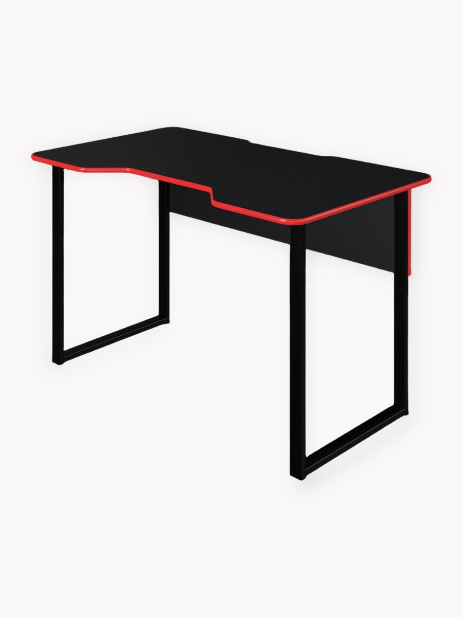 Компьютерный стол FREZKA "ECO PLUS", LOFT, черный, 120x75x72 см