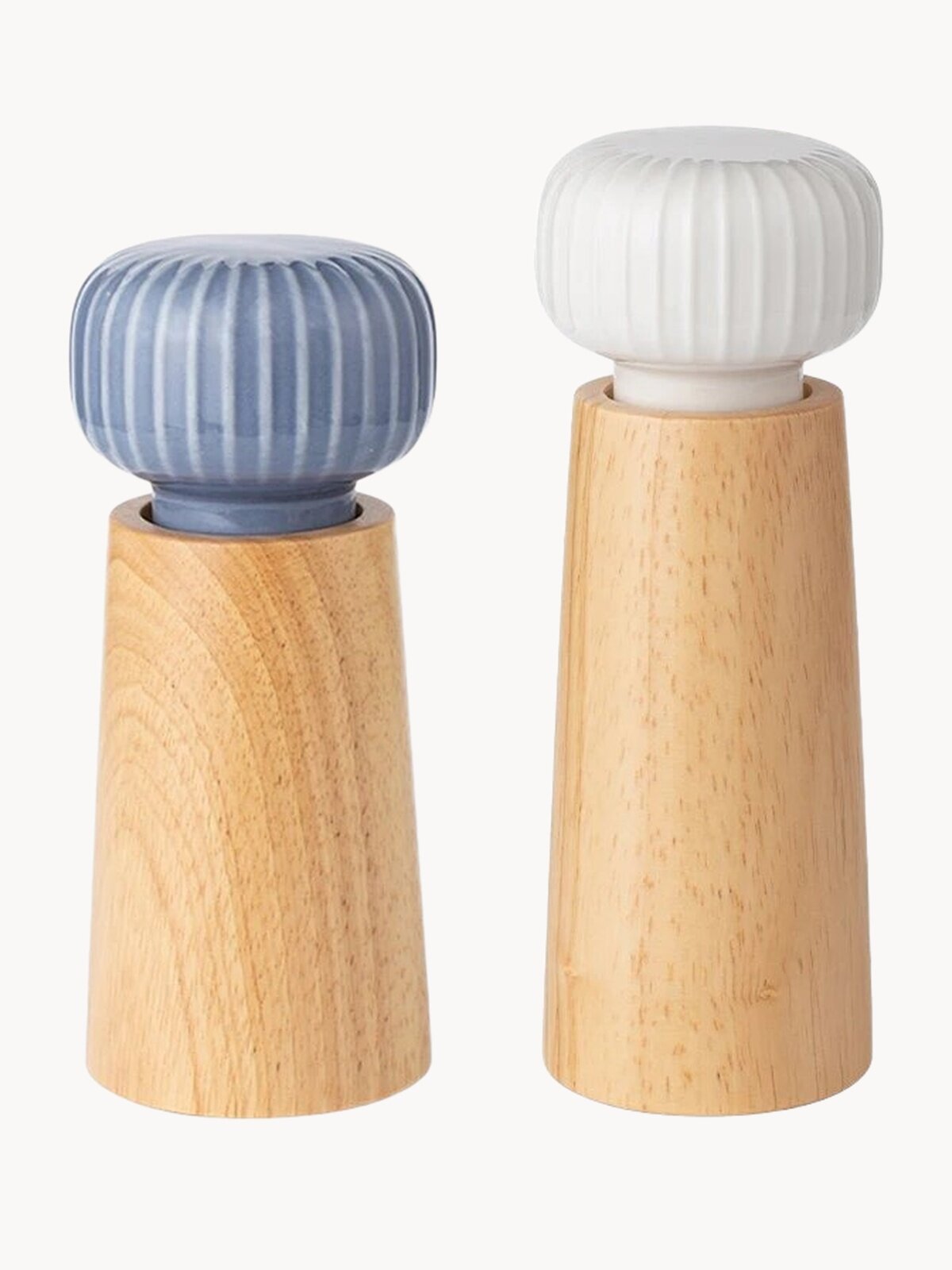 Мельницы для соли и перца Yetscen из резиновой древесины