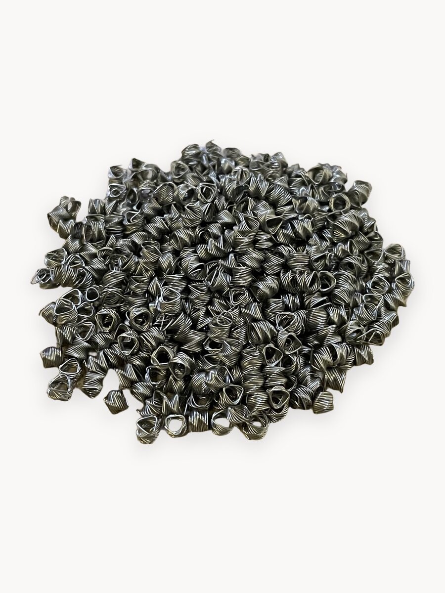 СПН насадка нержавеющая Селиваненко оригинальная, 3,5х3,5х0,25 мм травленая патент, спирально-призматическая нержавейка 500 гр