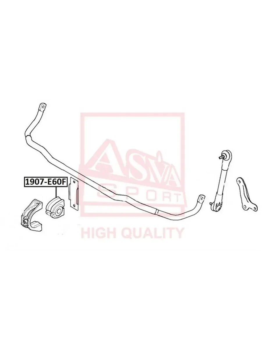 Втулка стабилизатора d24,6 передняя BMW 5 E60/E61 2001-2005