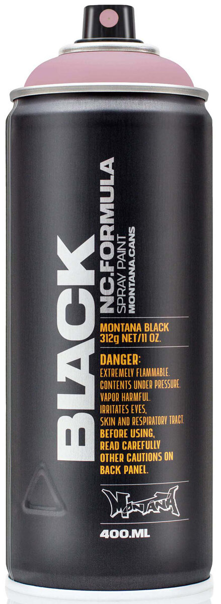 Краска для граффити аэрозольная MONTANA BLACK розово-сливовая 0,4л 4260 BLK