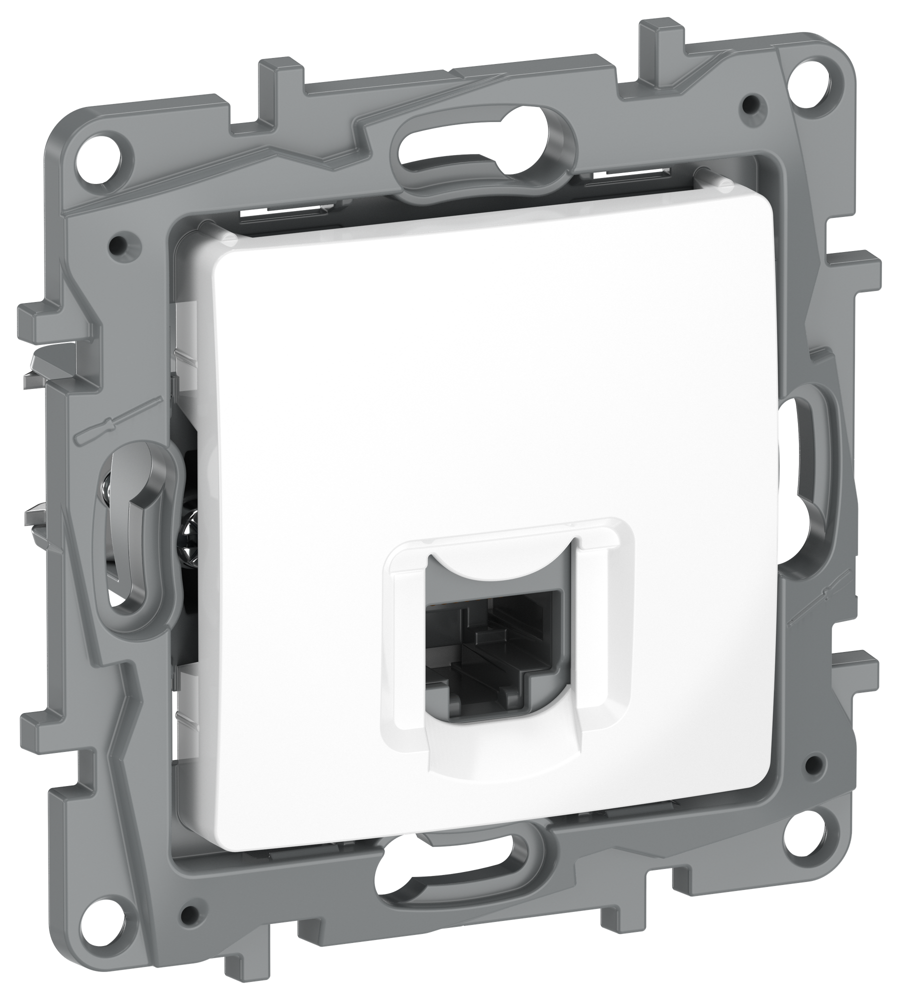 IEKETIKA Розетка компьютерная RJ45 кат.5Е UTP 6722411 белый IEK