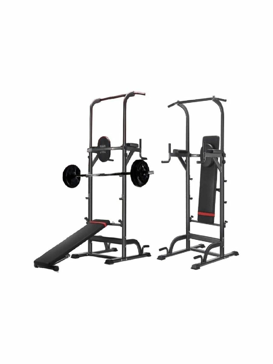 Турник-брусья со скамьей DFC Power Tower G005