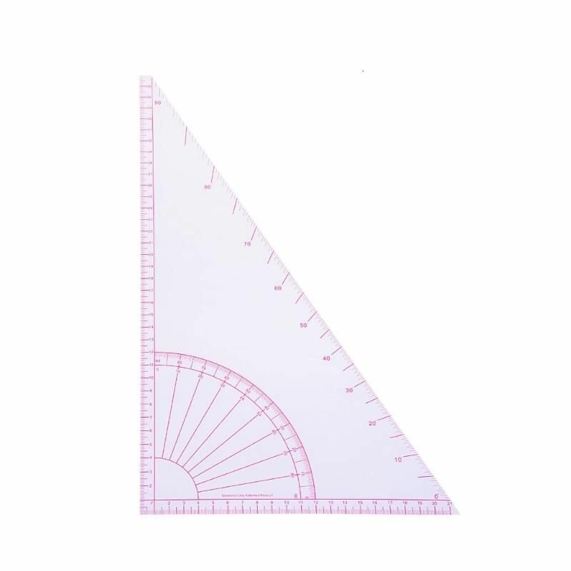 Многофункциональная пластиковая линейка для пэчворка, квилтинга и шитья, T036