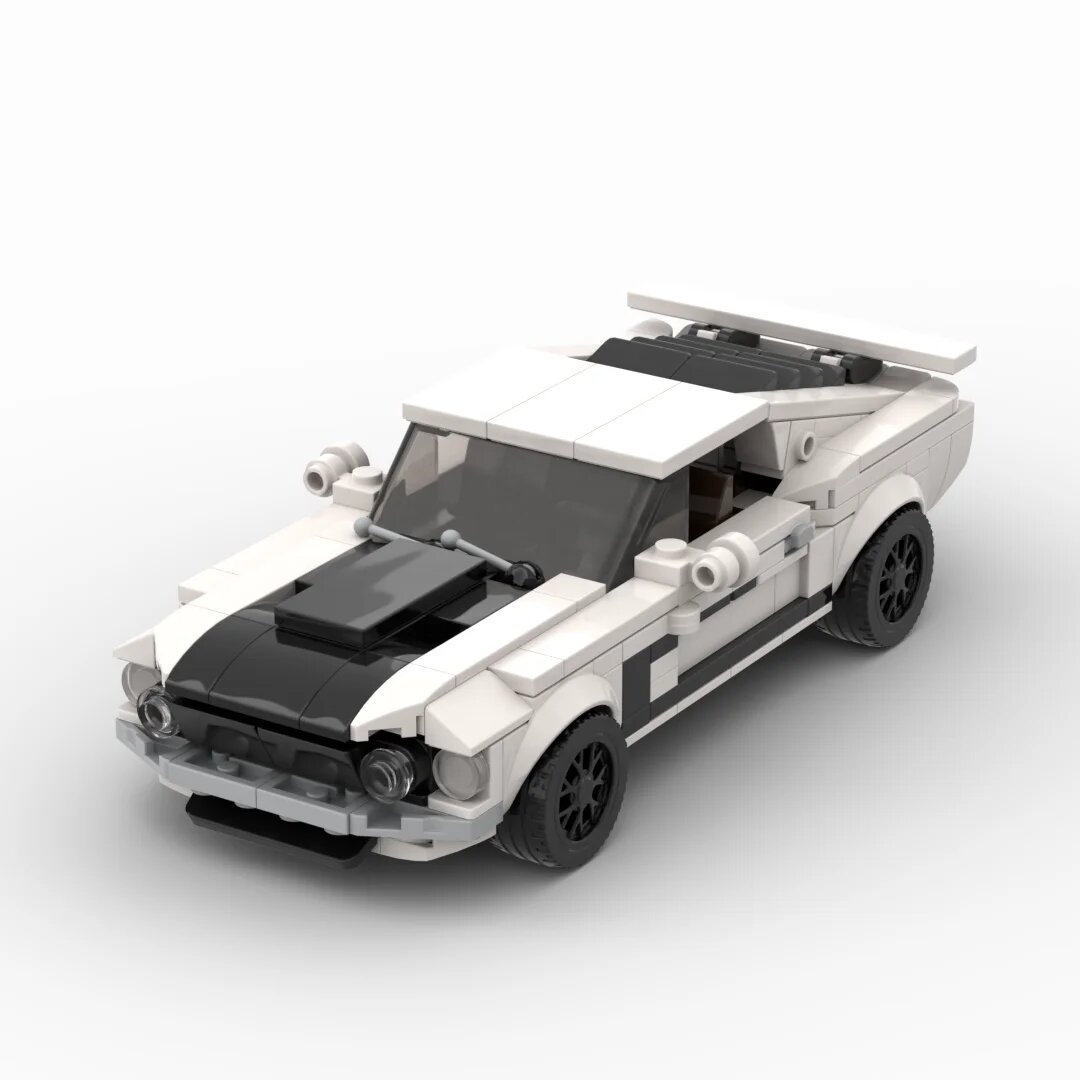 Конструктор LEGO Mustang BOSS, белый