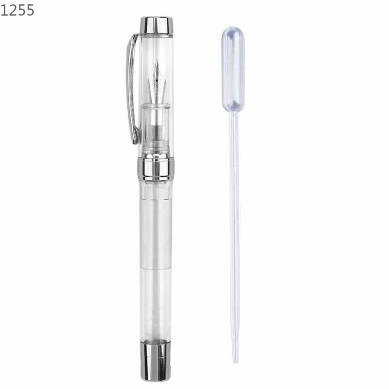 Прозрачная перьевая ручка EF/F с иридиевым наконечником Пишет плавно, Акрил не засоряется