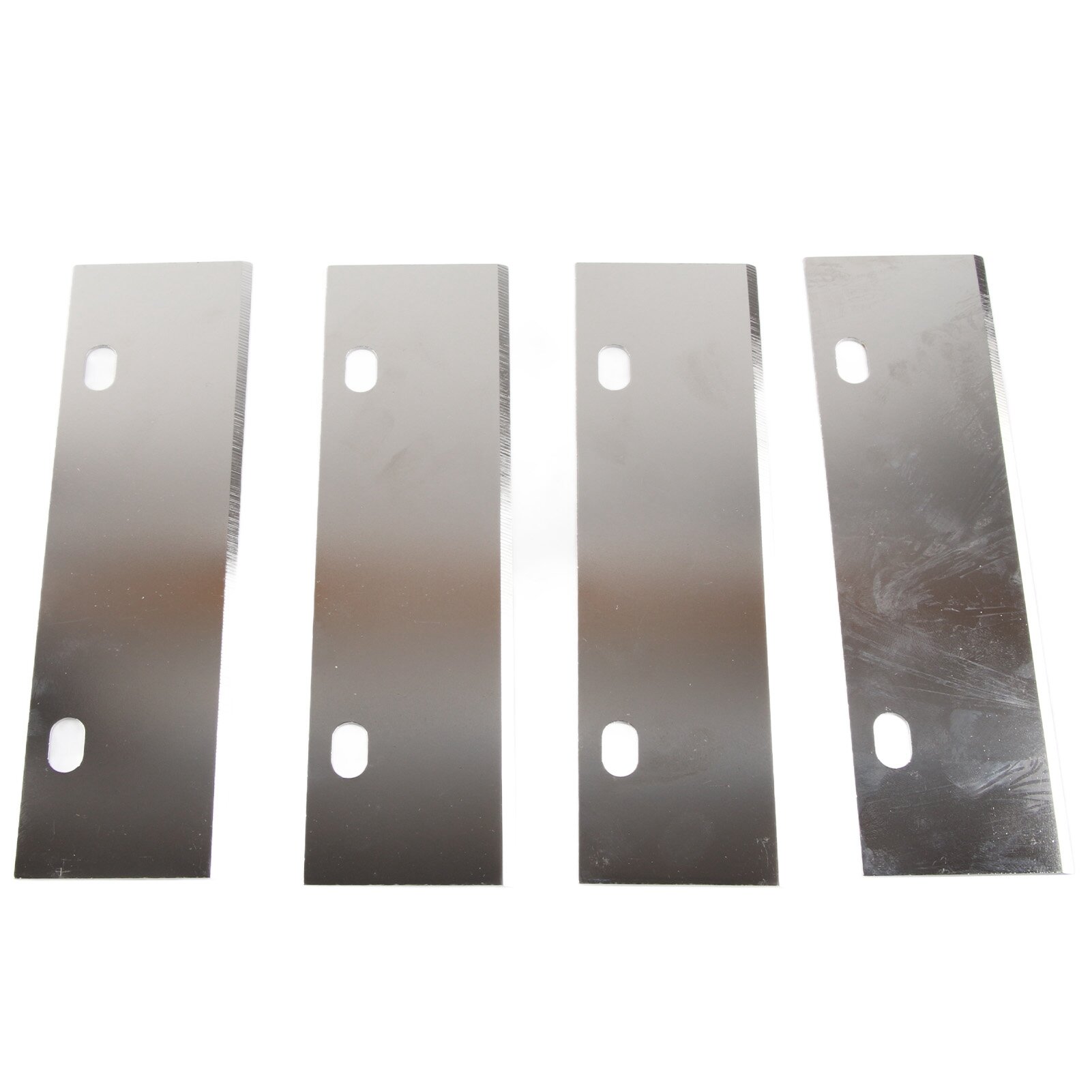 4pcs Grill Scraper Blades из нержавеющей стали.