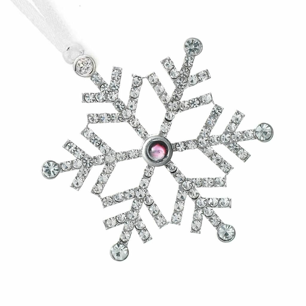 Подвеска для украшения в виде снежинки-веревочный тип