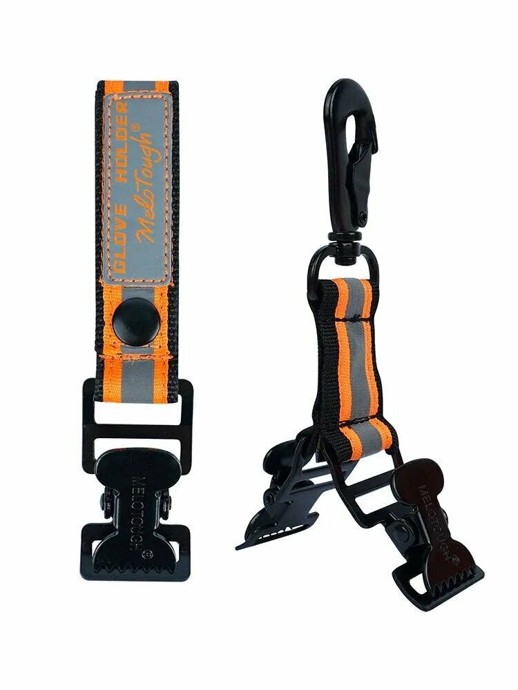 Держатель для рабочих перчаток Alligator Clip с поворотным крючком для надежного крепления к маскам, перчаткам, шапочкам, наборам инструментов и другим СИЗ. MELOTOUGH MGH06