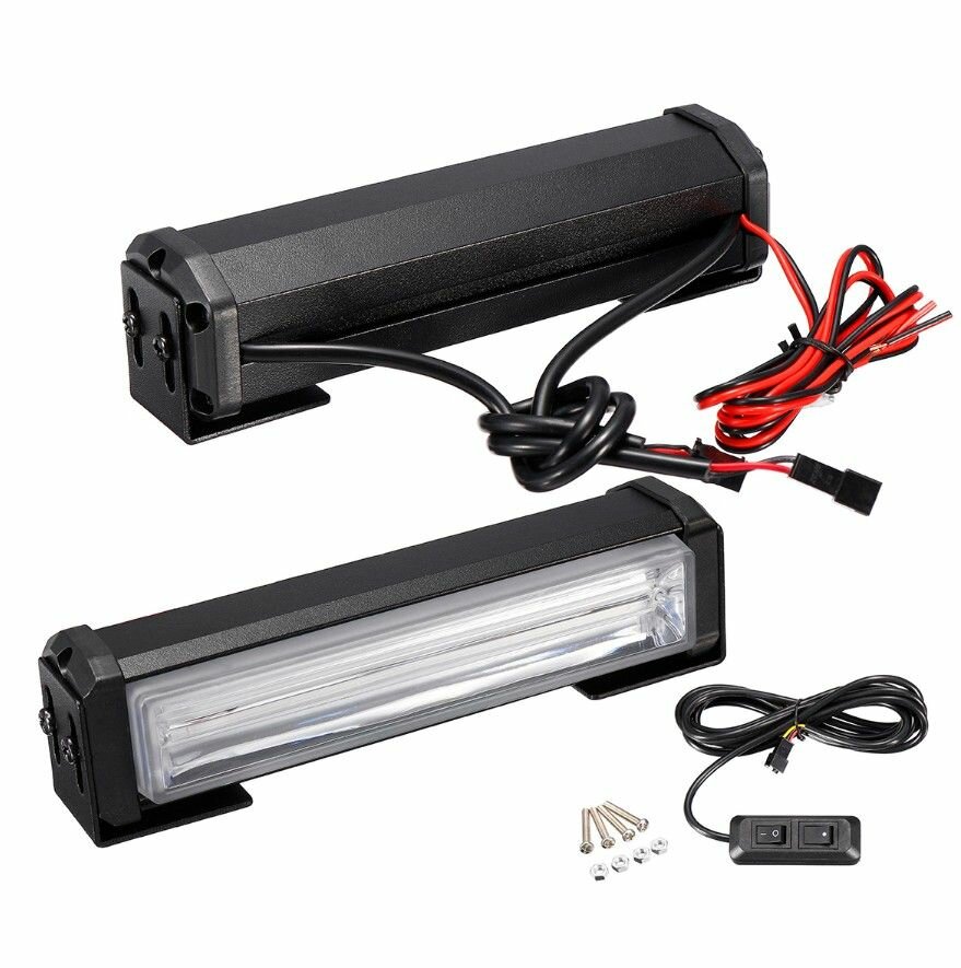 Белый / Светодиодный стробоскоп COB-1 (белый) импульсный 10-30V. (2 шт/ комплект), арт: 2604-К