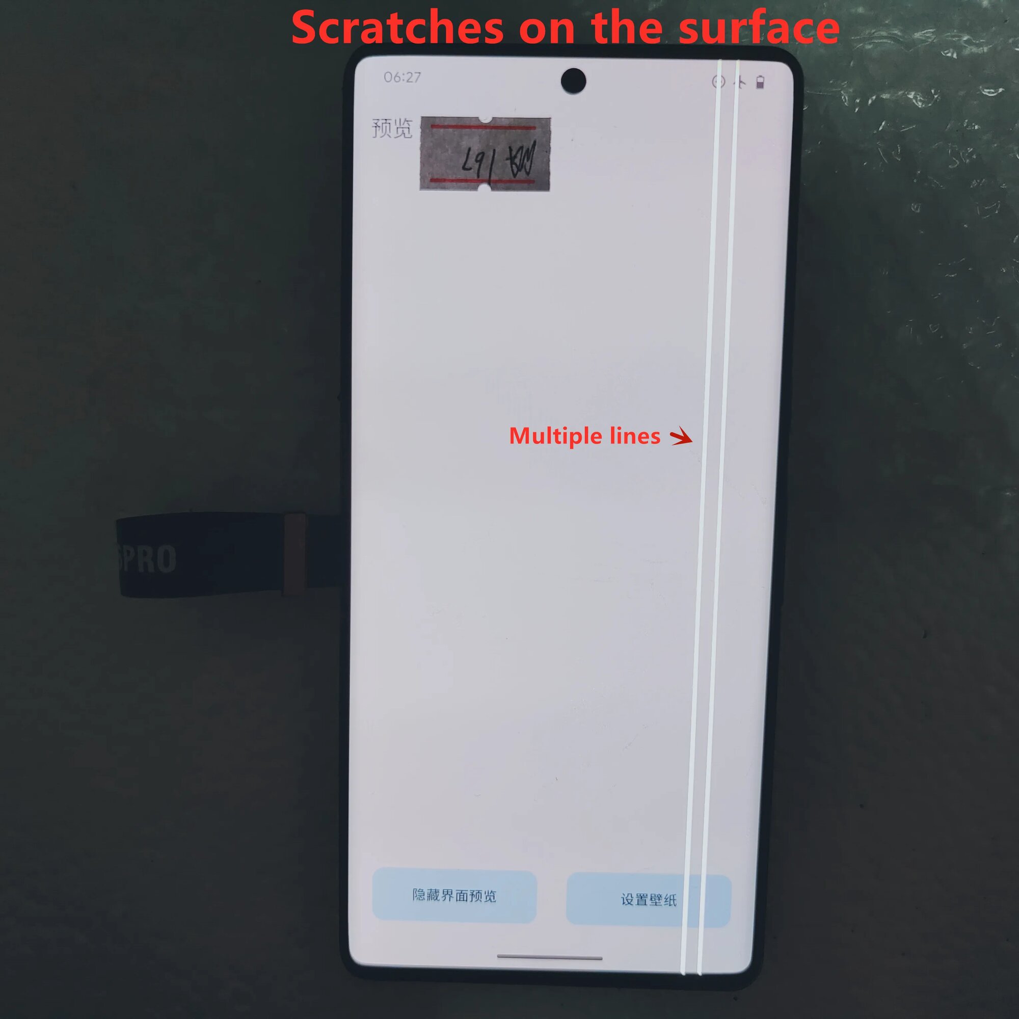 Супер AMOLED ЖК-дисплей для Google Pixel 7 Pro, экран дисплея, сенсорная панель, дигитайзер для Pixel 7, запасная часть, частичные дефекты, это L91